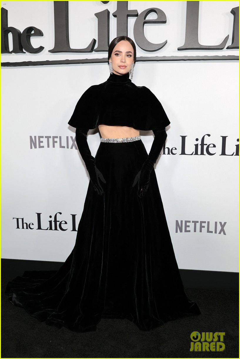 Sofia Carson Stuns in Backless Dress for 'The Life List' Red Carpet ...