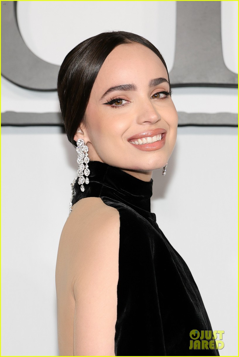 Sofia Carson Stuns in Backless Dress for 'The Life List' Red Carpet ...