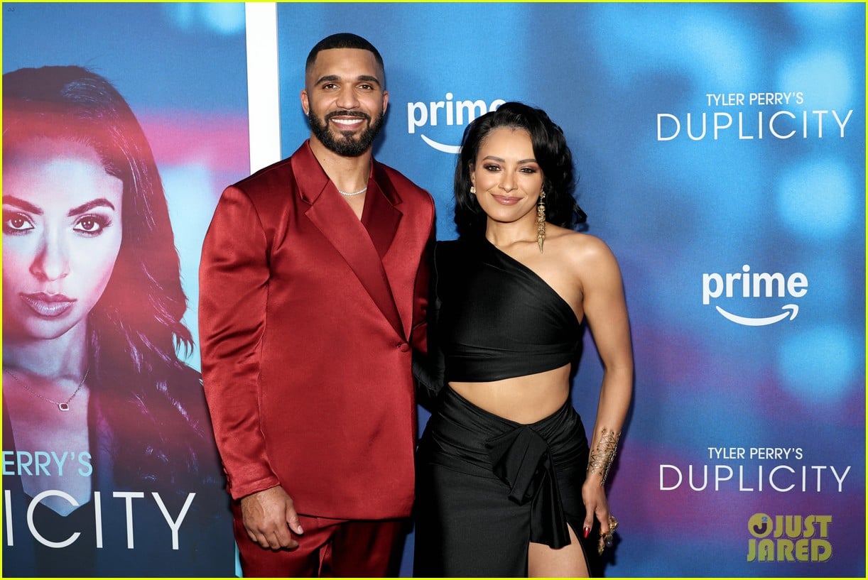 Kat Graham & Husband Bryant Wood Make Red Carpet Debut at 'Duplicity ...