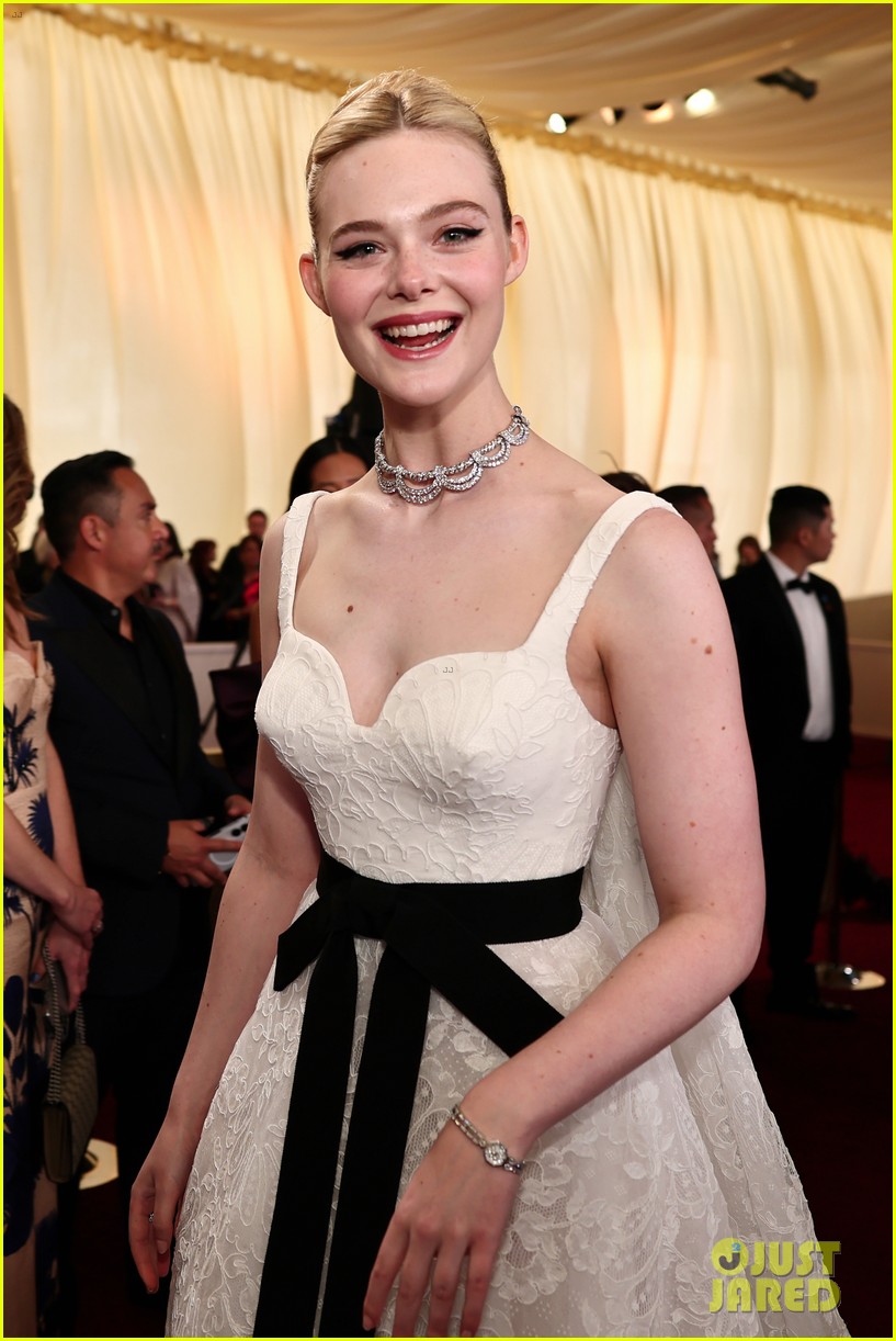 Elle Fanning is First Ever to Wear Sarah Burton for Givenchy to Oscars ...