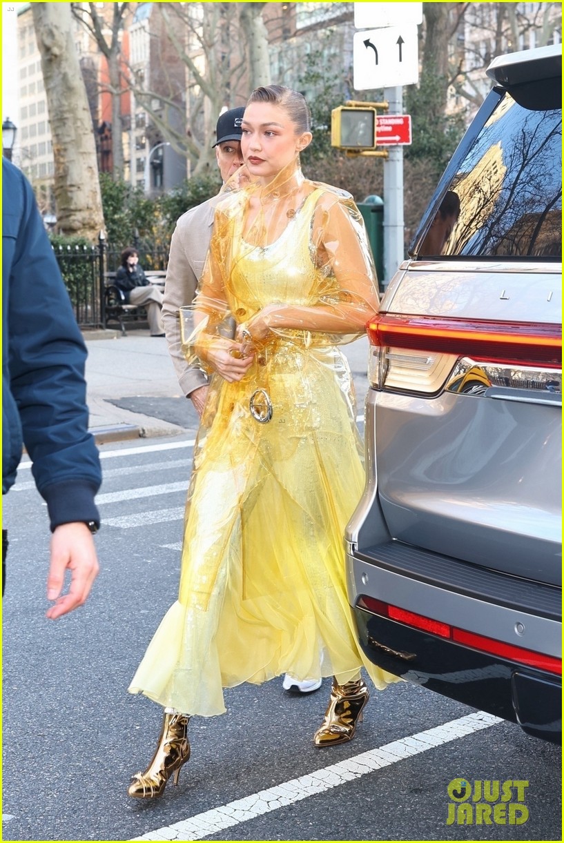 Gigi Hadid Attends Paco Rabanne Million Gold For Her Fragrance Event ...