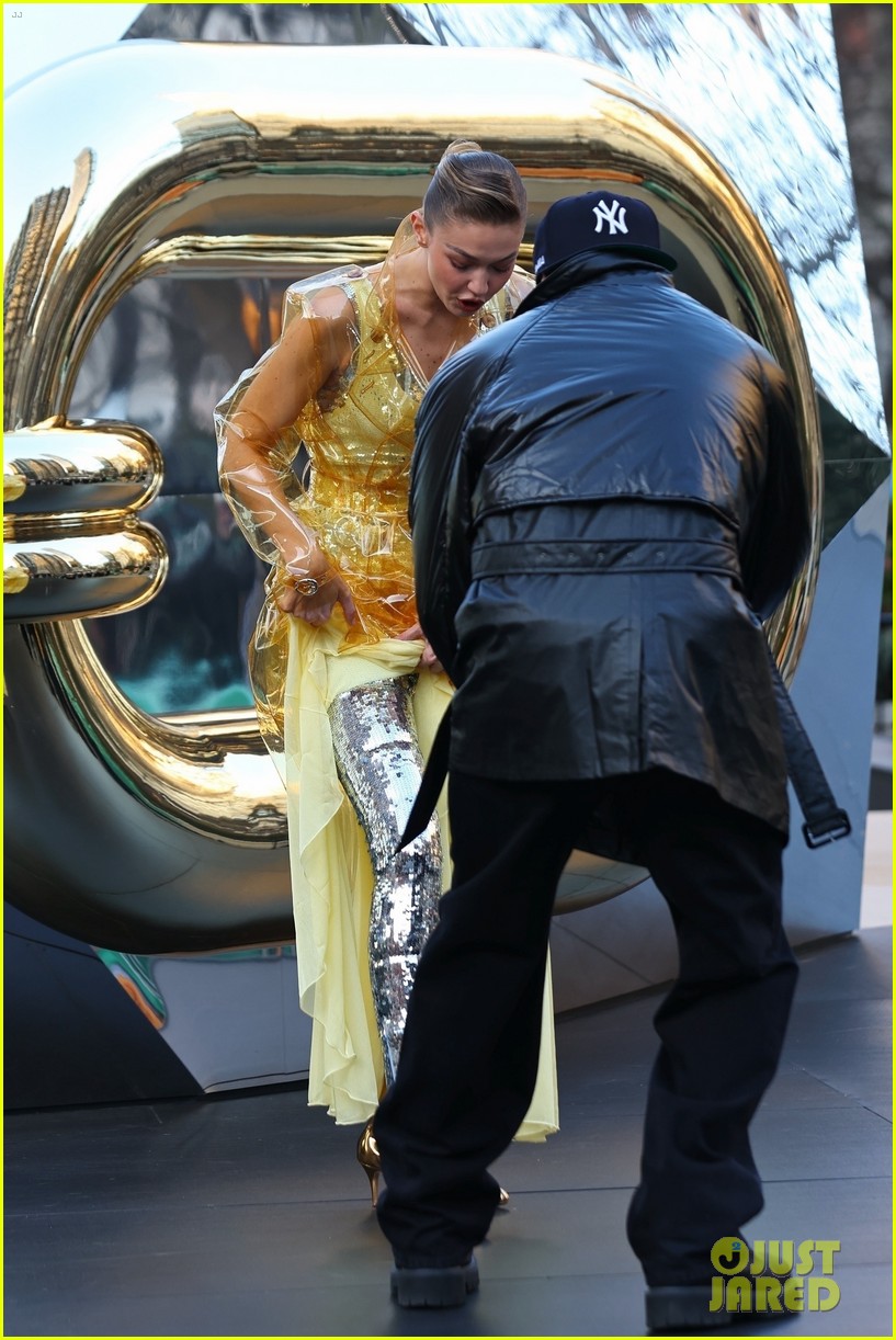 Gigi Hadid Attends Paco Rabanne Million Gold For Her Fragrance Event ...