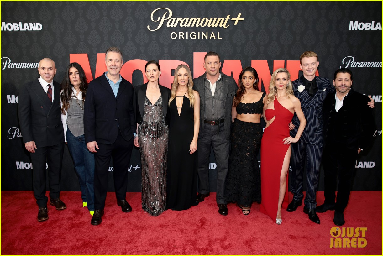 Tom Hardy, Pierce Brosnan, & More Attend NYC Premiere of New Paramount+ Series 'MobLand': Photo ...