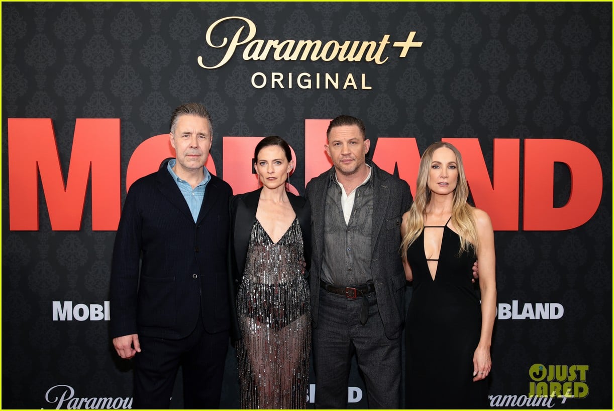 Tom Hardy, Pierce Brosnan, & More Attend NYC Premiere of New Paramount+ Series 'MobLand': Photo ...