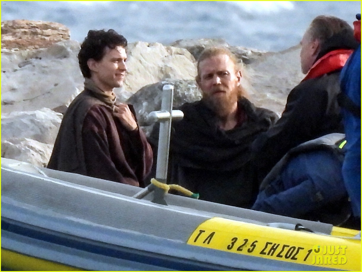 Tom Holland Seen on Set of Christopher Nolan's 'The Odyssey' for First Time in Greece!: Photo ...