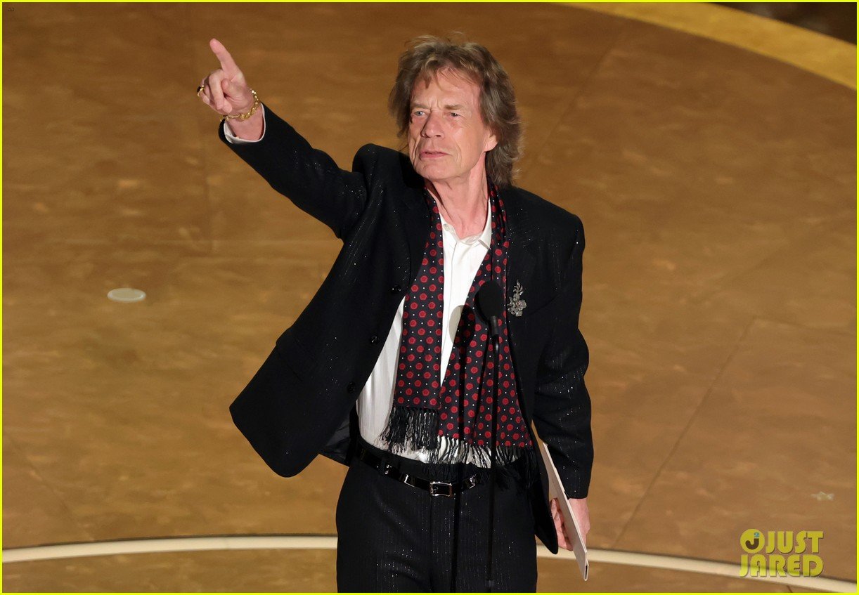 Mick Jagger Makes Surprise Appearance at Oscars 2025 After Walking ...