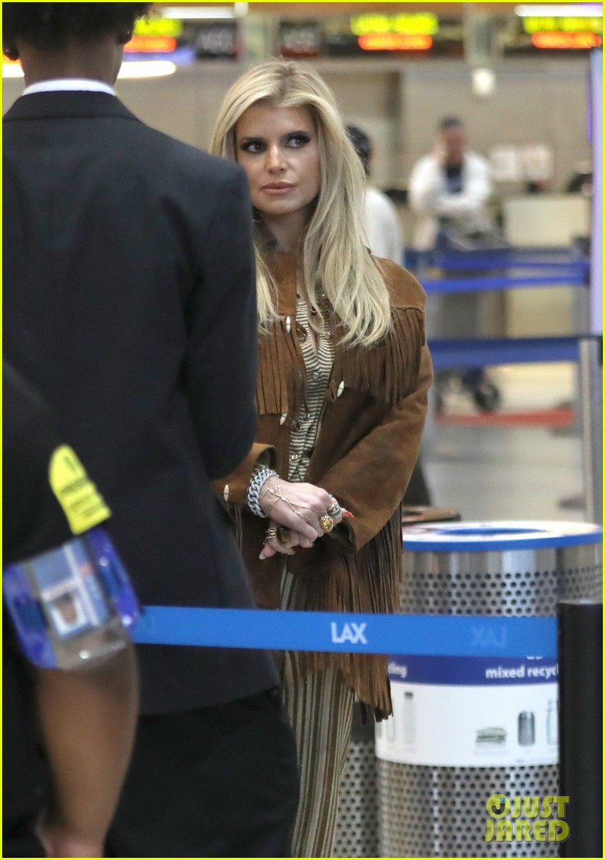 Photo: jessica simpson travels at lax 25 | Photo 5133351 | Just Jared ...