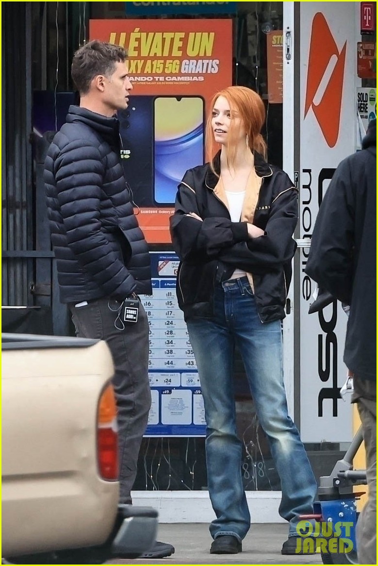 Anya Taylor-Joy Sports Red Hair While Filming New Apple TV+ Series ...
