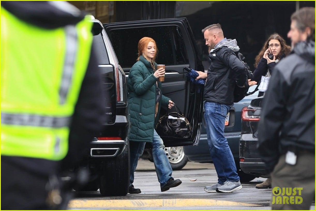 Anya Taylor-Joy Sports Red Hair While Filming New Apple TV+ Series ...