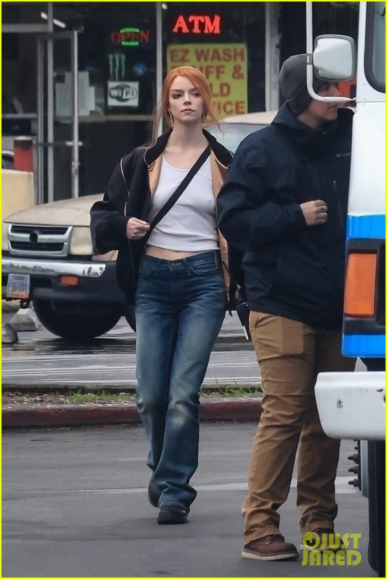 Anya Taylor-Joy Sports Red Hair While Filming New Apple TV+ Series ...