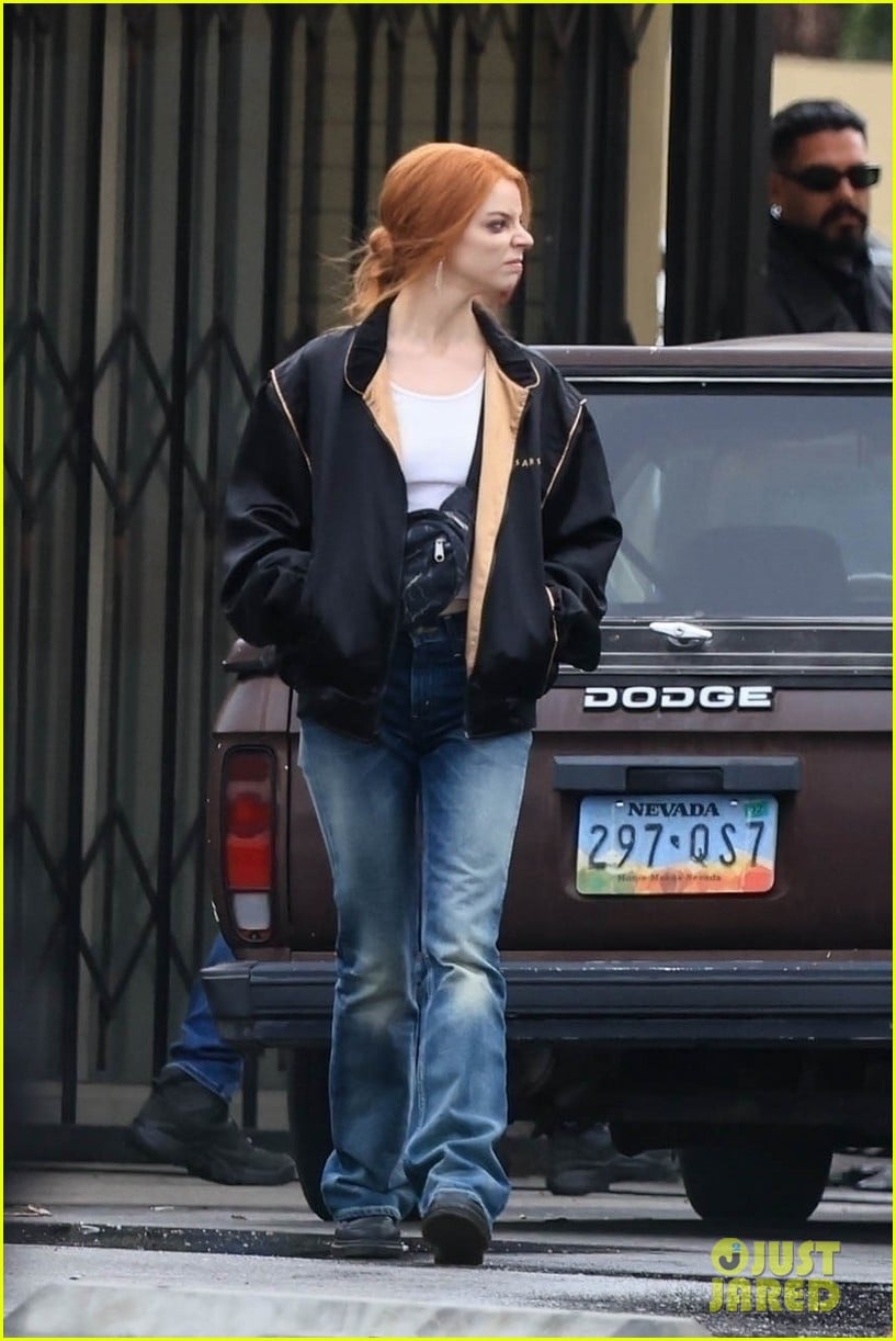 Anya Taylor-Joy Sports Red Hair While Filming New Apple TV+ Series ...