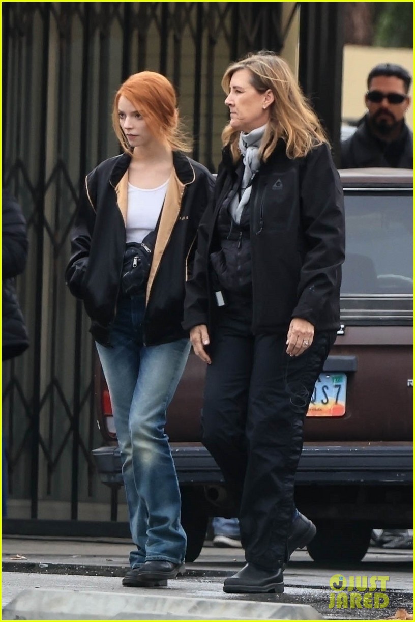 Anya Taylor-Joy Sports Red Hair While Filming New Apple TV+ Series ...