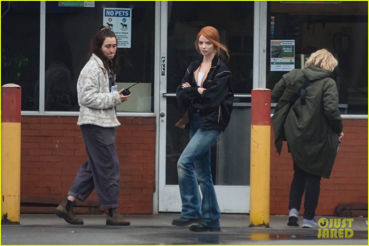 Anya Taylor-Joy Sports Red Hair While Filming New Apple TV+ Series ...