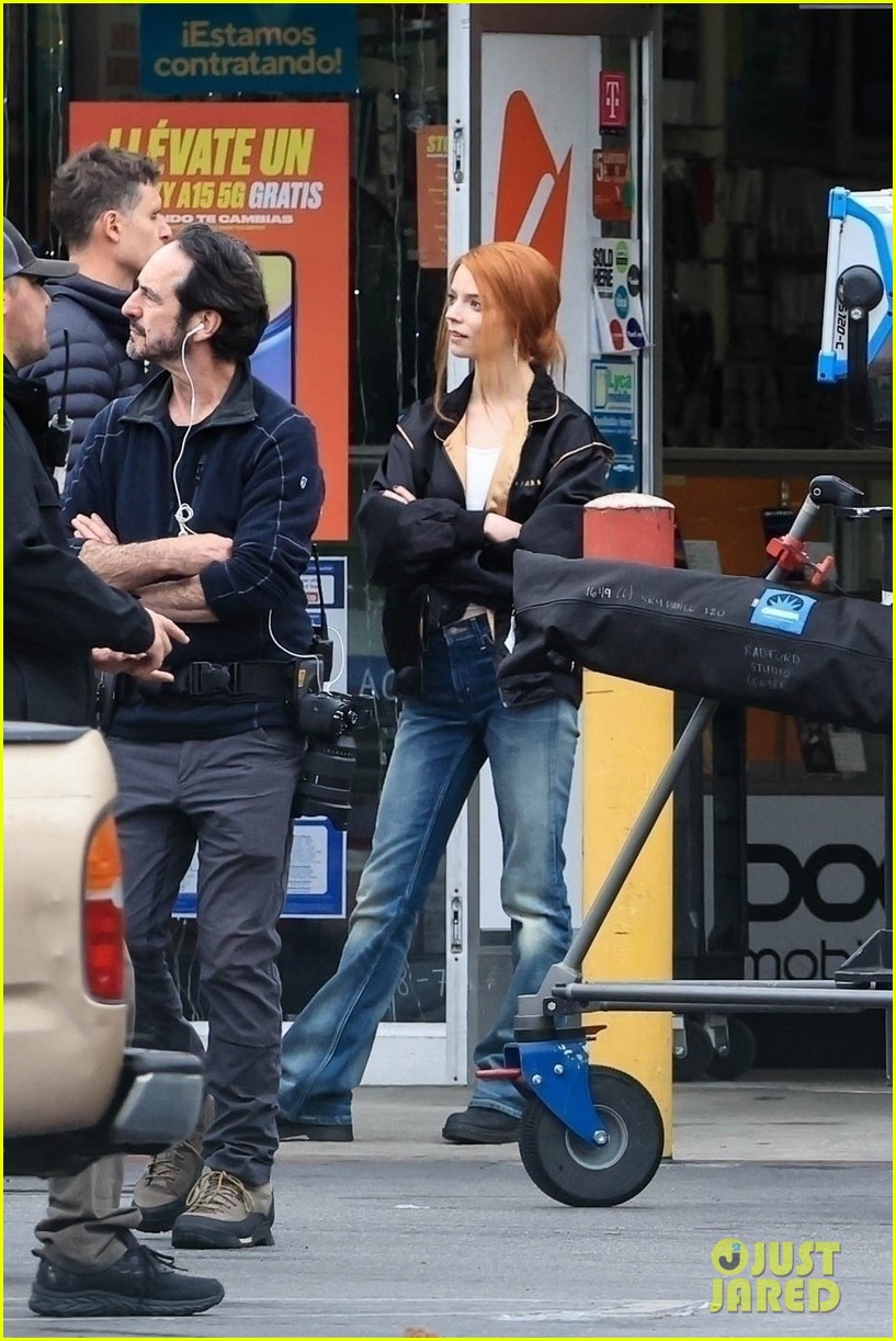 Anya Taylor-Joy Sports Red Hair While Filming New Apple TV+ Series ...