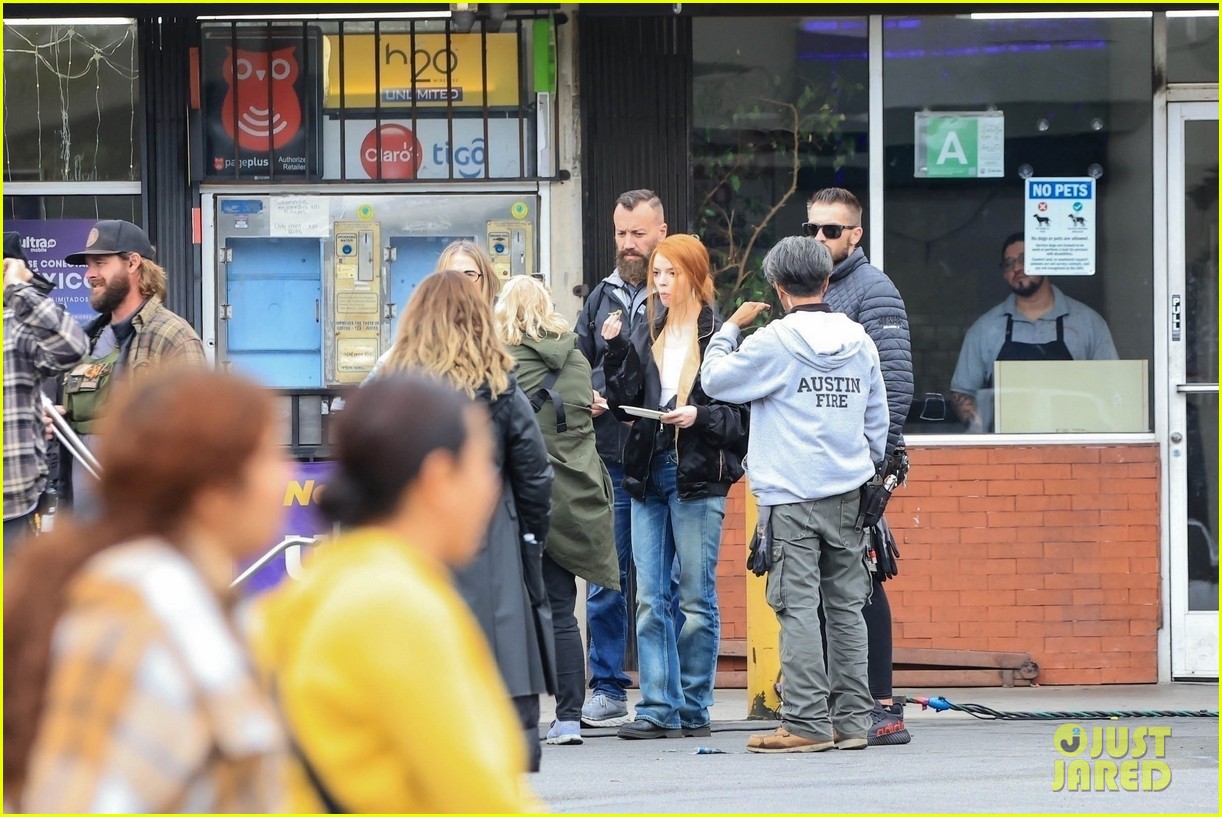 Anya Taylor-Joy Sports Red Hair While Filming New Apple TV+ Series ...