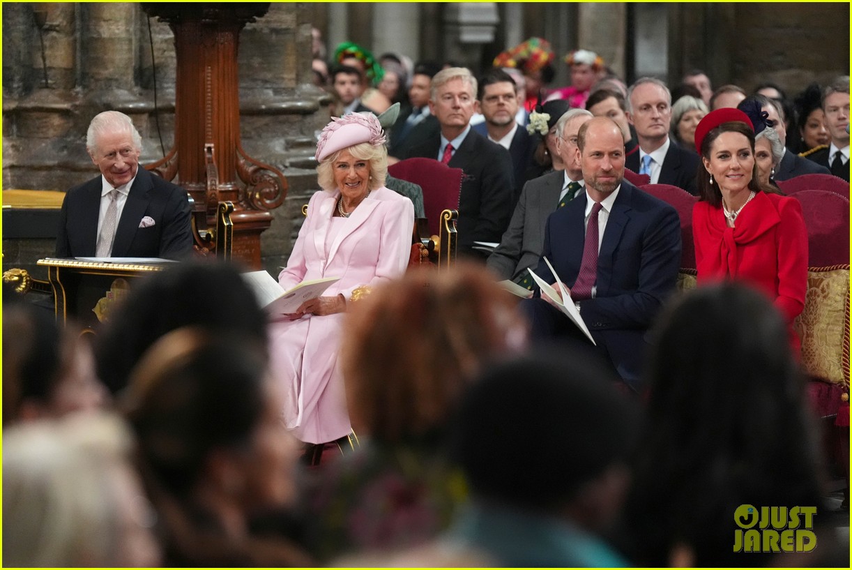 Prince William & Kate Middleton Join More Royal Family Members at Commonwealth Day Service ...
