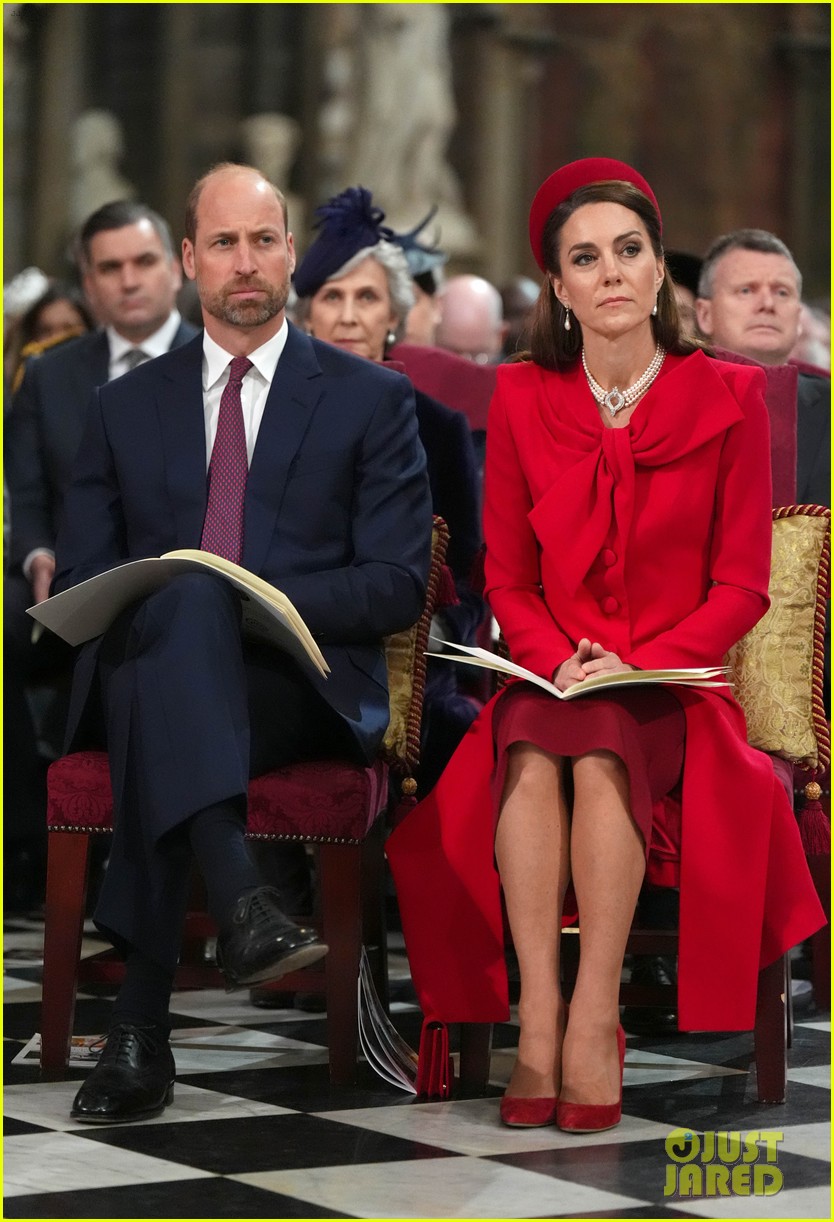 Prince William & Kate Middleton Join More Royal Family Members at Commonwealth Day Service ...