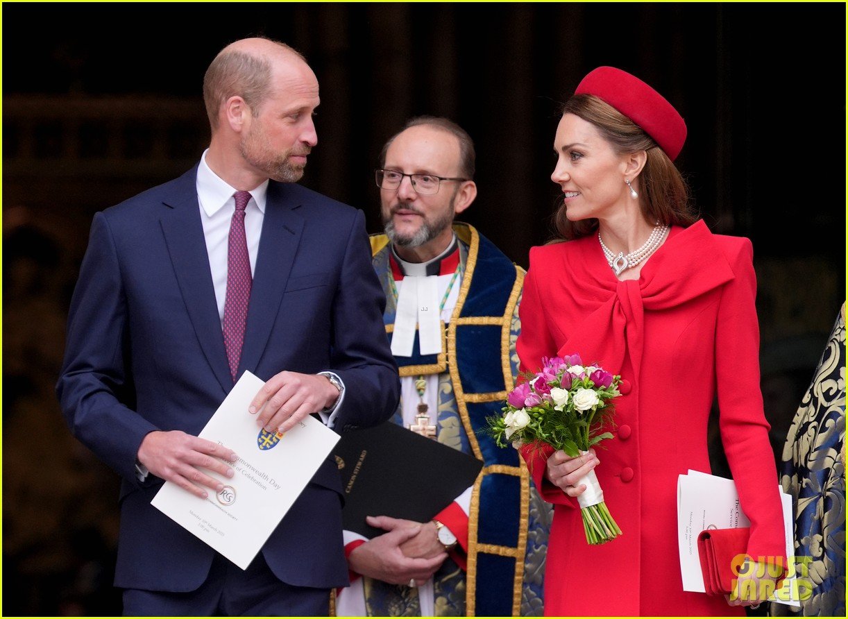 Prince William & Kate Middleton Join More Royal Family Members at Commonwealth Day Service ...