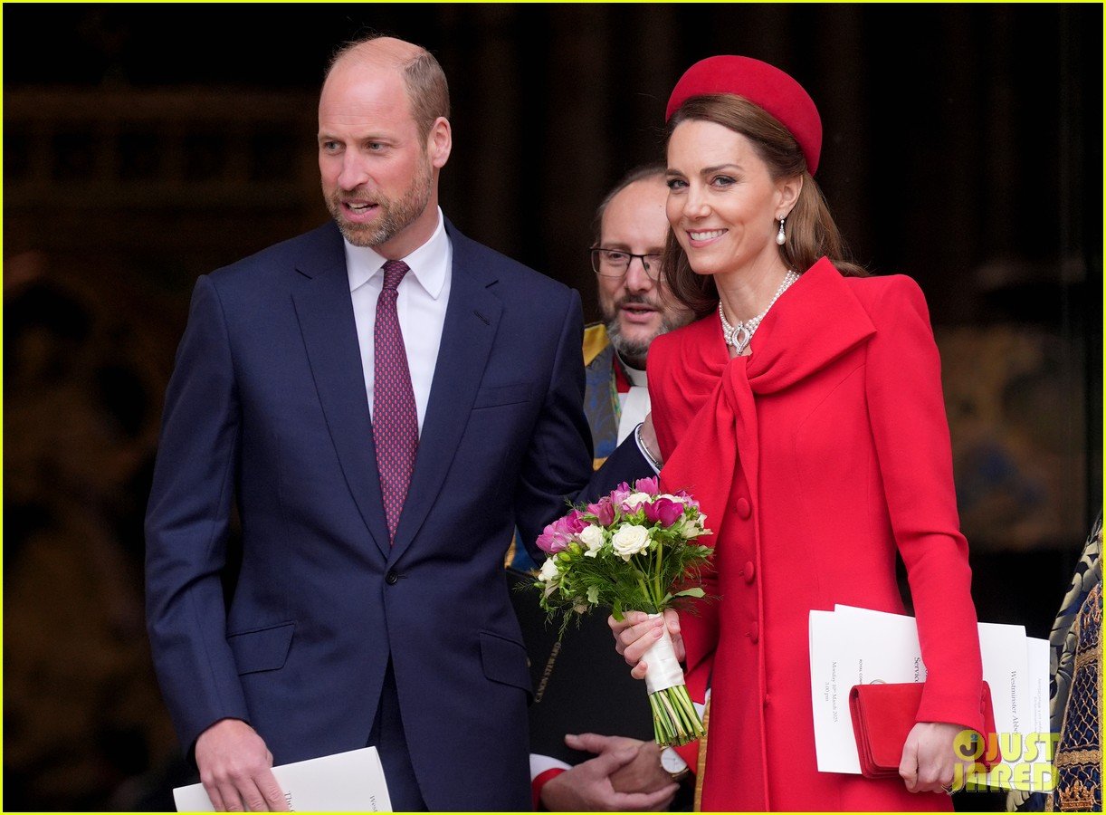 Prince William & Kate Middleton Join More Royal Family Members at Commonwealth Day Service ...