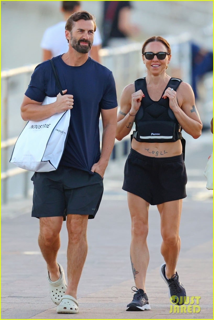 Spice Girls' Mel C Hits the Beach With Hunky Boyfriend Chris Dingwall ...