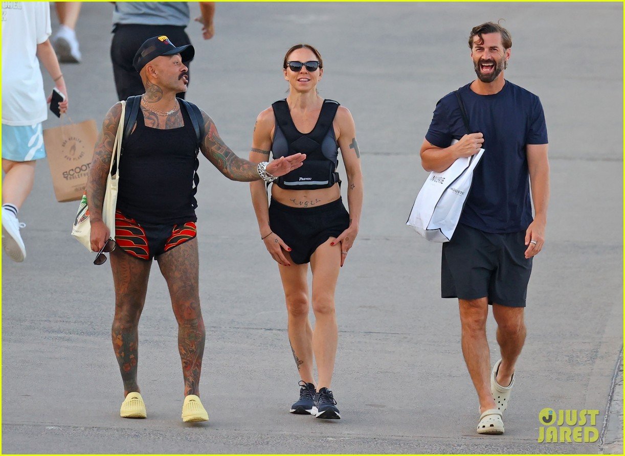 Spice Girls' Mel C Hits the Beach With Hunky Boyfriend Chris Dingwall ...