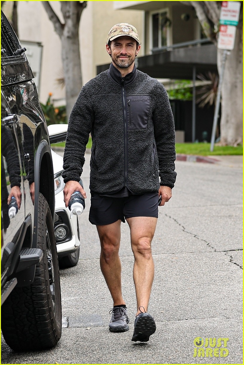 New Dad Milo Ventimiglia Bares Fit Legs in Short Shorts After a Workout ...