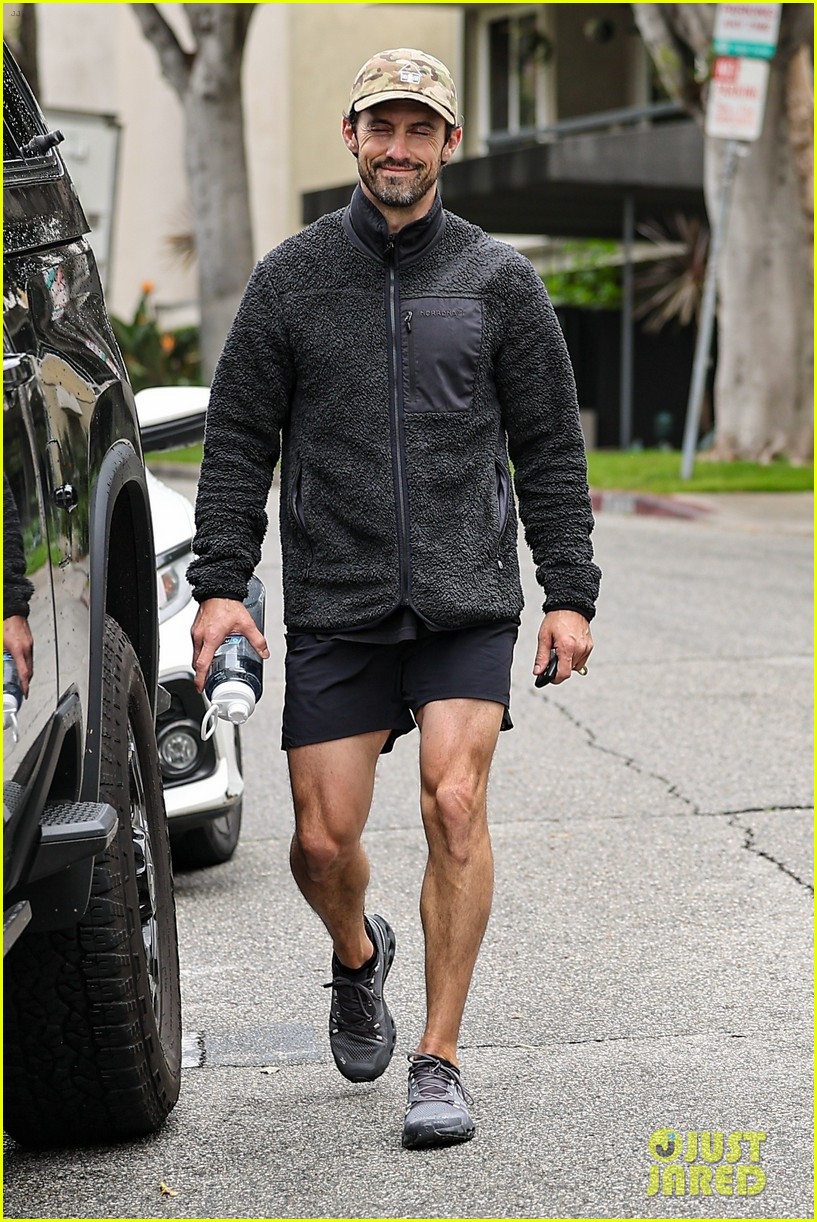 New Dad Milo Ventimiglia Bares Fit Legs in Short Shorts After a Workout ...