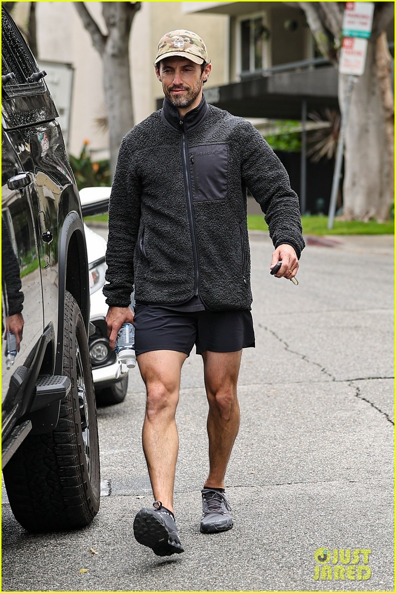 New Dad Milo Ventimiglia Bares Fit Legs in Short Shorts After a Workout ...