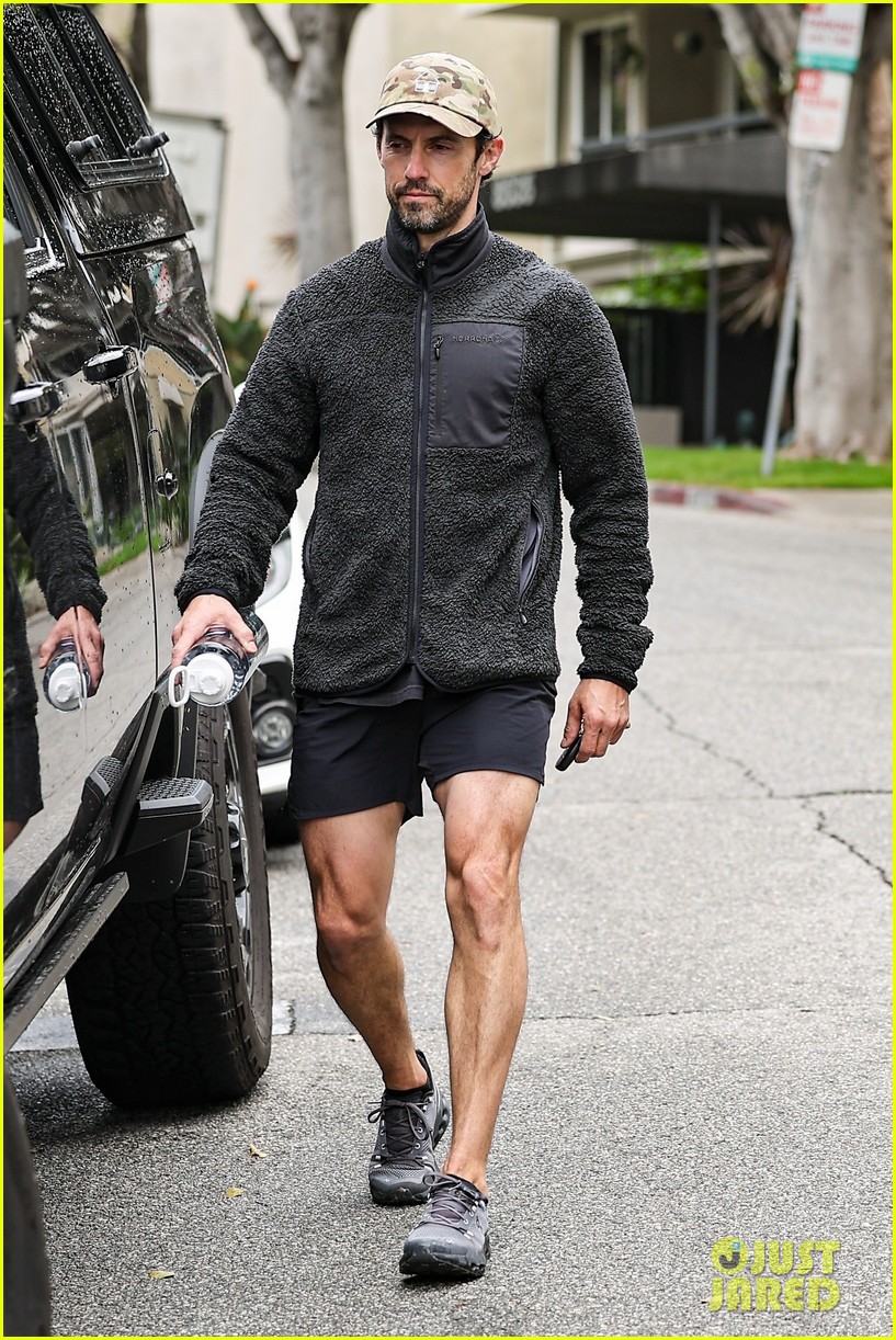 New Dad Milo Ventimiglia Bares Fit Legs in Short Shorts After a Workout ...