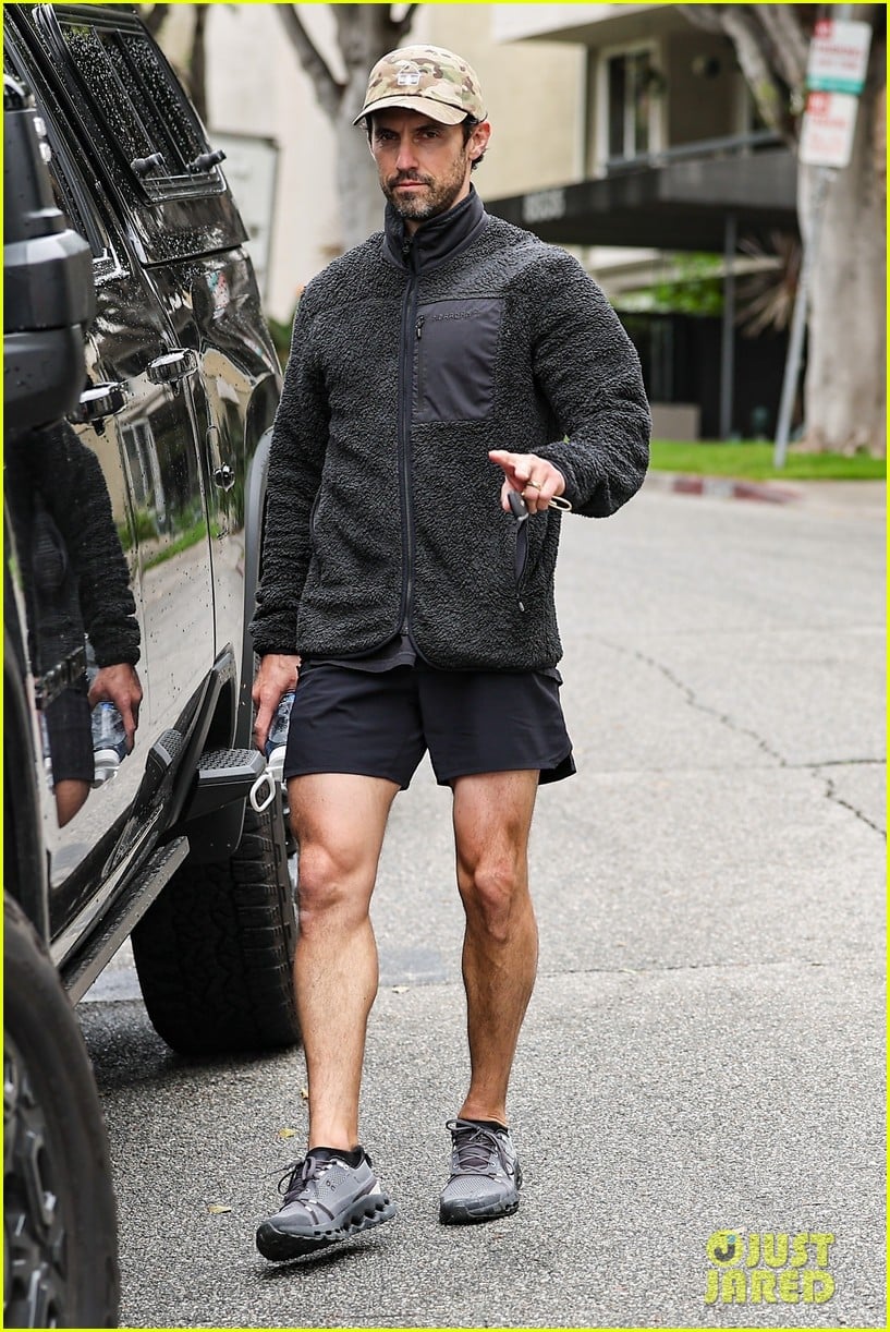 New Dad Milo Ventimiglia Bares Fit Legs in Short Shorts After a Workout ...