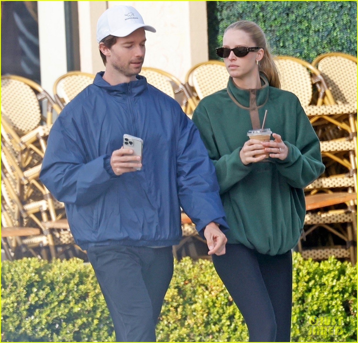 Patrick Schwarzenegger & Fiancée Abby Champion Take a Stroll After Controversial 'White Lotus ...