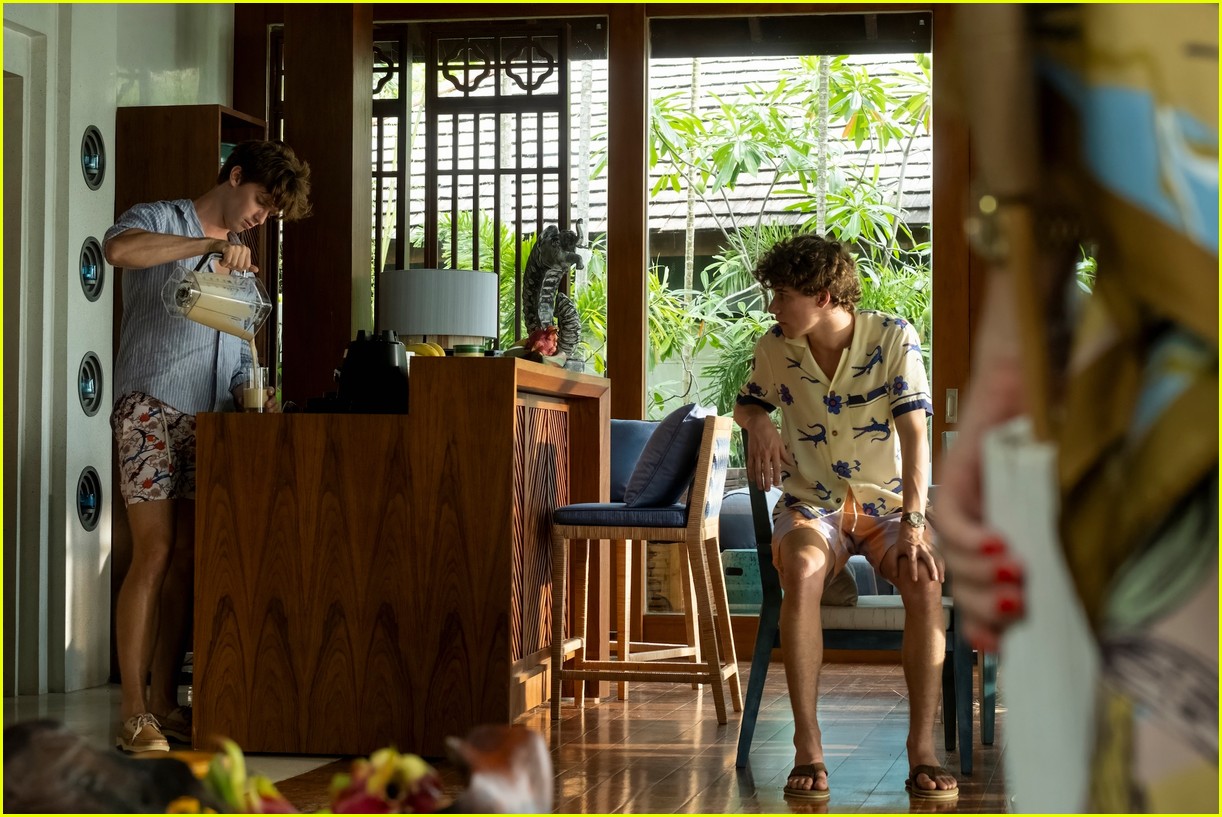 The White Lotus' Patrick Schwarzenegger & Sam Nivola Reveal What It Was Like Filming Episode 6 ...