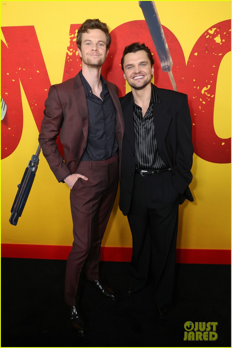 Jack Quaid Gets Girlfriend Claudia Doumit's Support at 'Novocaine' L.A ...