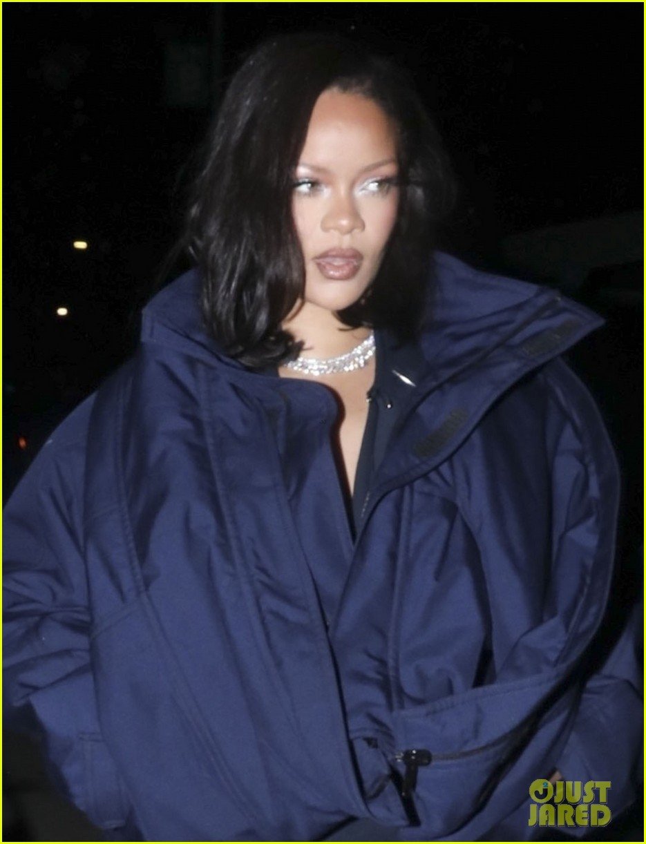 Rihanna Shows Off Major Leg as She Arrives at Partner A$AP Rocky's ...