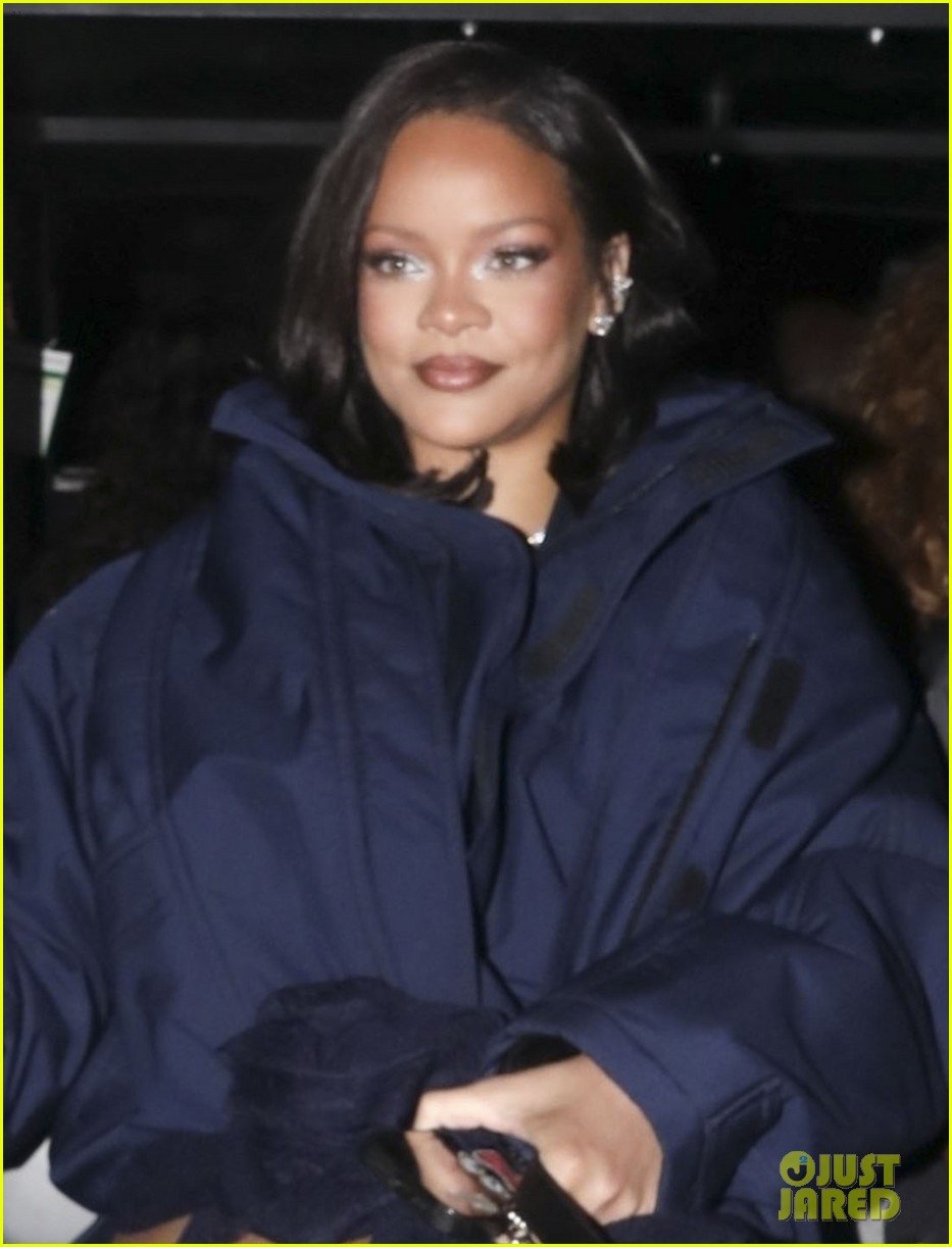 Rihanna Shows Off Major Leg as She Arrives at Partner A$AP Rocky's ...