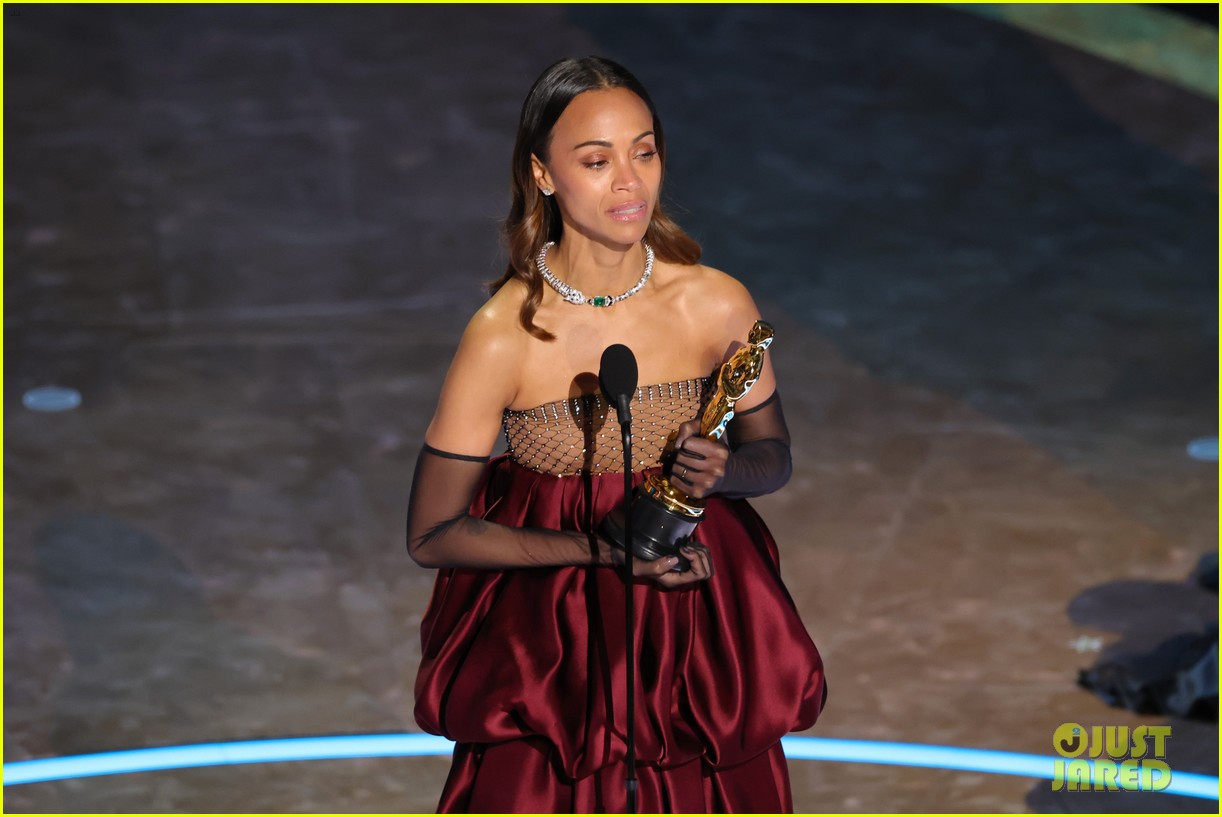 Zoe Saldana Wins Best Supporting Actress at Oscars 2025 - Watch Her Acceptance Speech!: Photo ...