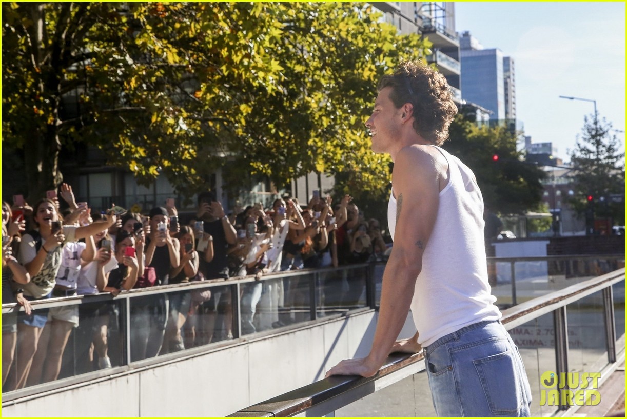 Shawn Mendes Wears Tight Tank Shirt as He Steps Out in Buenos Aires ...