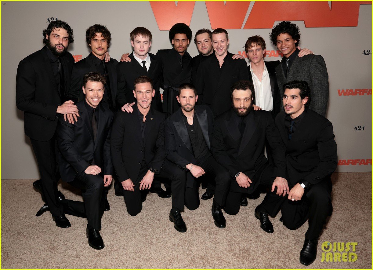 A24's Star-Studded 'Warfare' Cast Assembles at L.A. Red Carpet Premiere ...