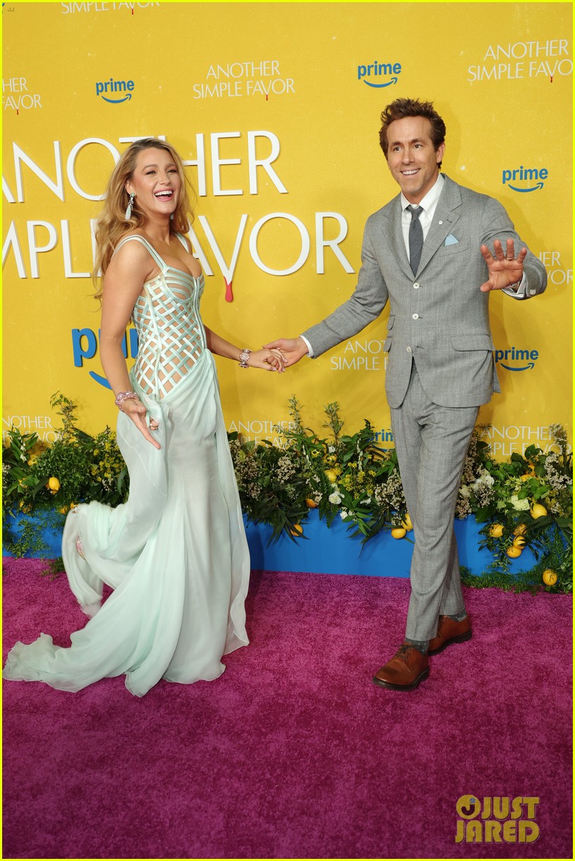 Blake Lively & Ryan Reynolds Attend 'Another Simple Favor' NYC Premiere After Celebrating ...