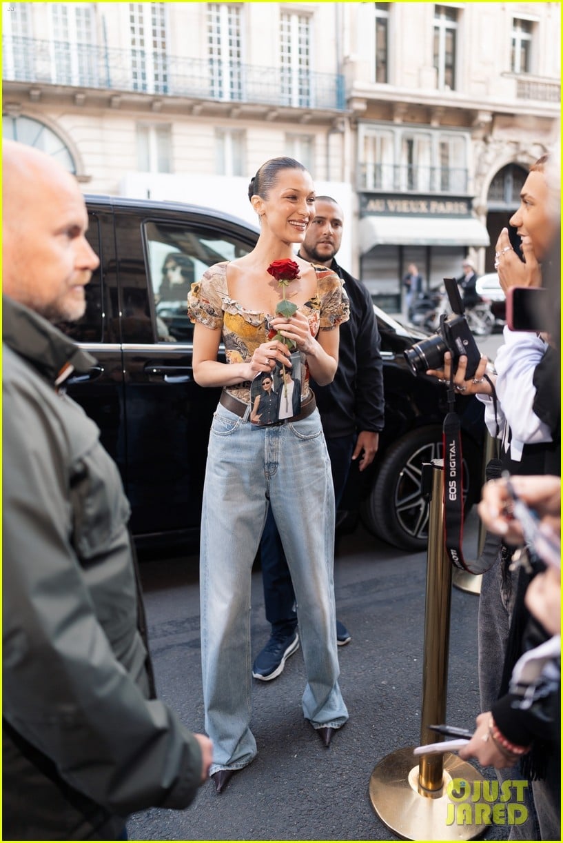 Bella Hadid is Greeted by Fans as She Wraps Filming 'The Beauty' in ...