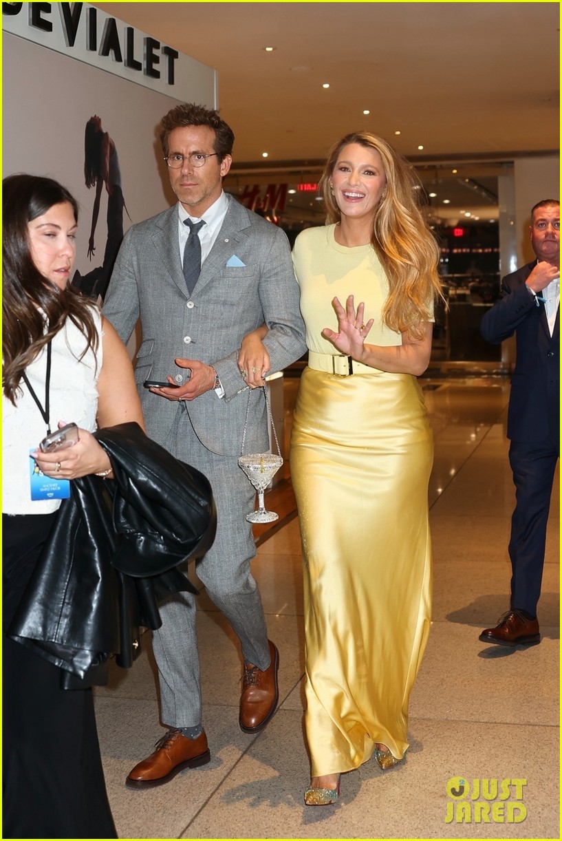 Blake Lively Changes Into Yellow Outfit (Previously Worn by Beyoncé!) to 'Another Simple Favor ...