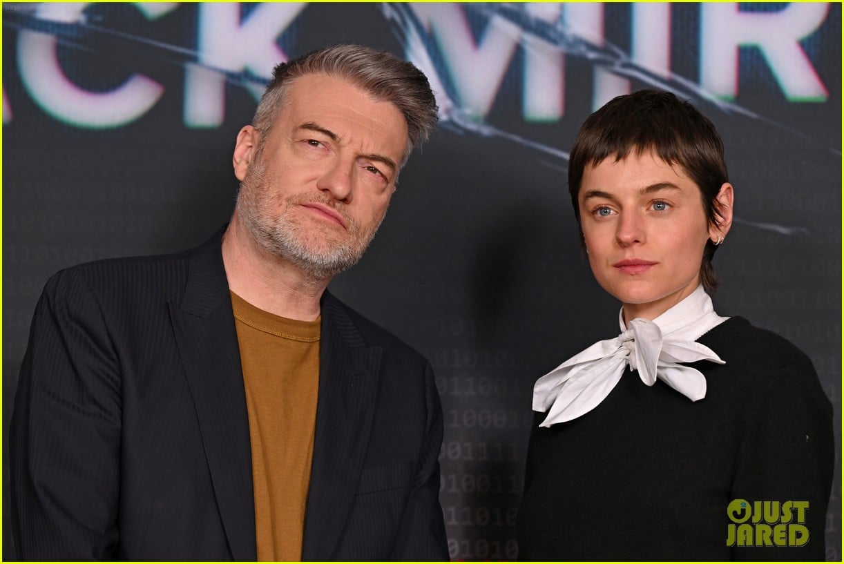 Emma Corrin Joins 'Black Mirror' Creator Charlie Brooker at Season 7 ...