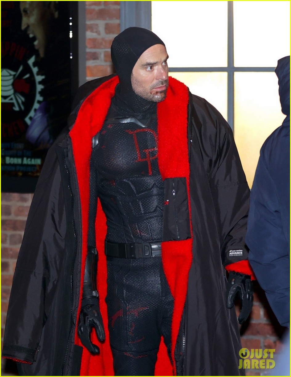 Charlie Cox & Wilson Bethel Suit Up to Film Late-Night Scenes for 'Daredevil: Born Again' Season ...