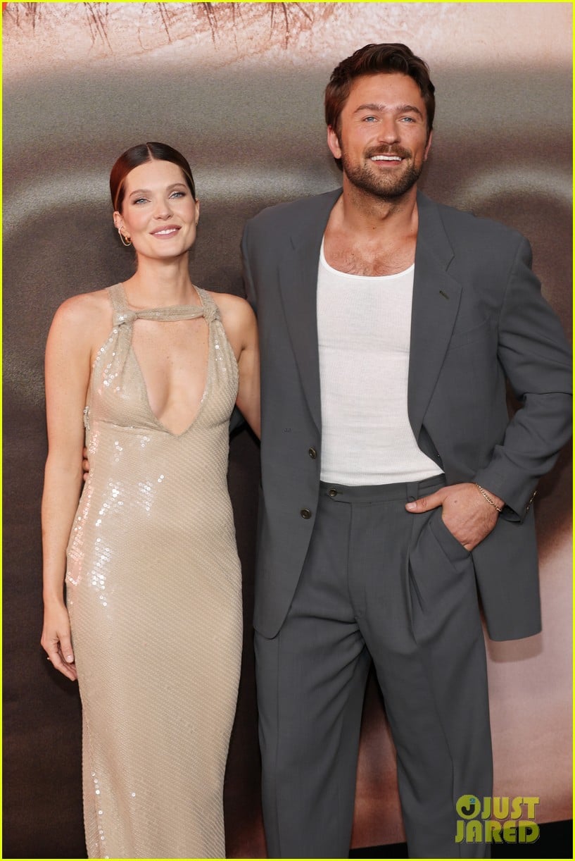 Meghann Fahy & Brandon Sklenar Light Up 'Drop' Los Angeles Premiere: Photo 5144409 | Michael Bay ...
