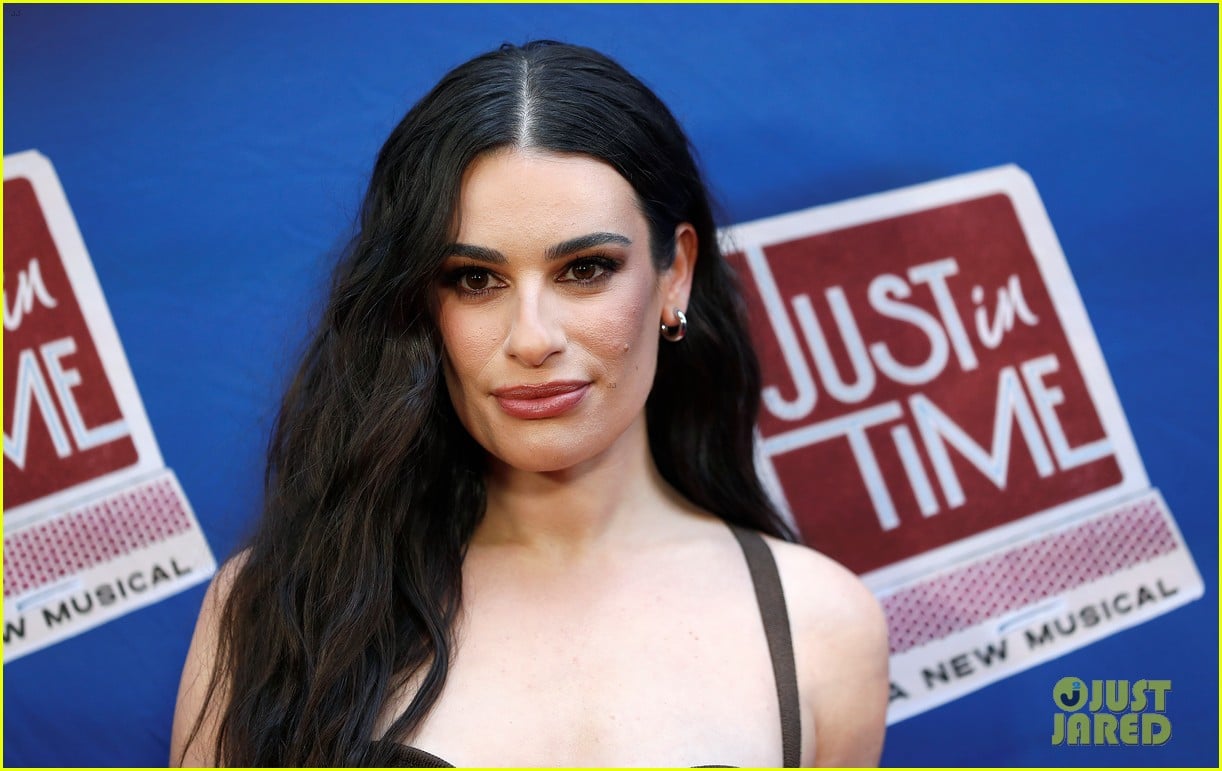 Jonathan Groff's BFF Lea Michele & Former Co-Stars Support Him at 'Just ...