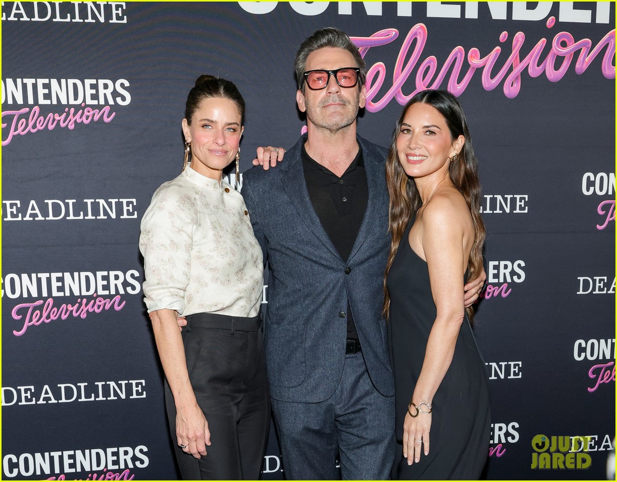 Jon Hamm, Amanda Peet, & Olivia Munn Attend Special Screening of New ...
