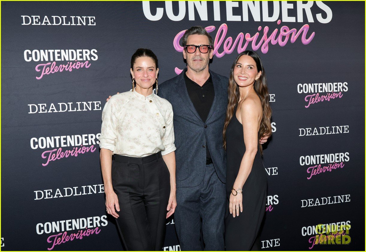 Jon Hamm, Amanda Peet, & Olivia Munn Attend Special Screening of New ...