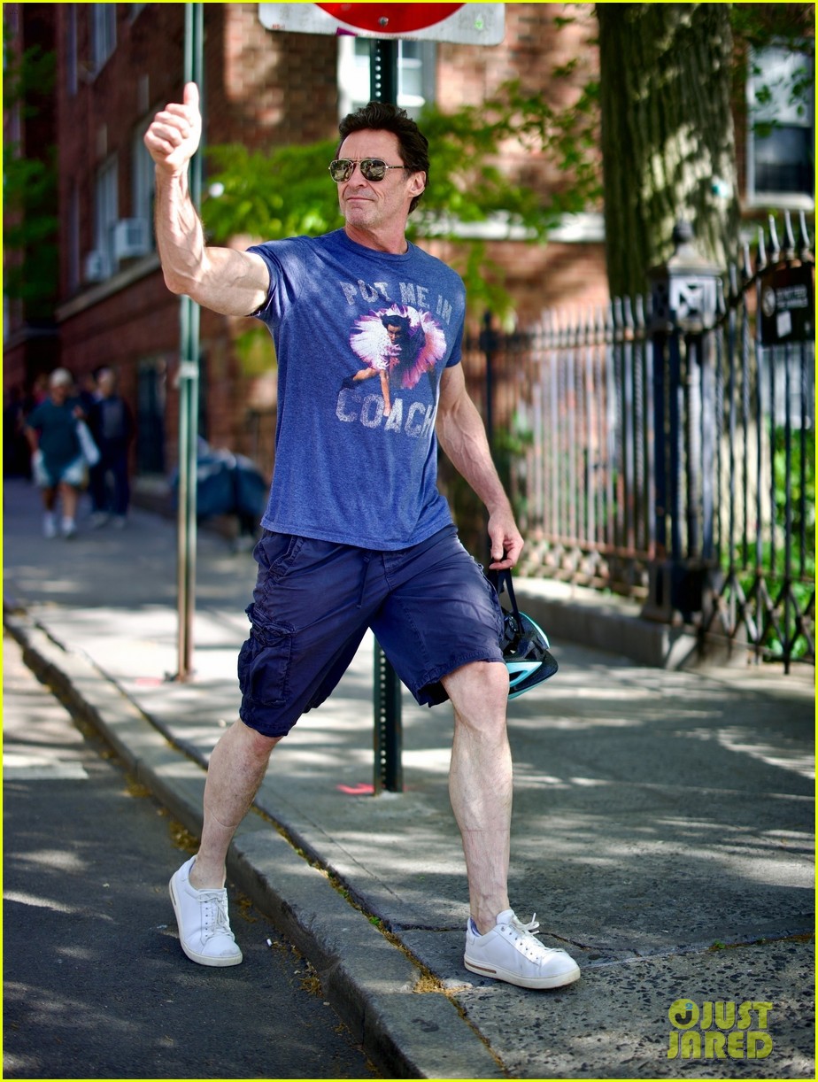 Hugh Jackman Spotted Looking Buff While Heading to Work for His New Off ...