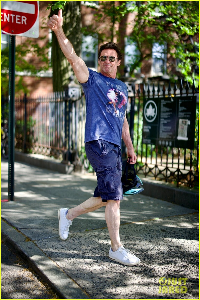 Hugh Jackman Spotted Looking Buff While Heading to Work for His New Off ...