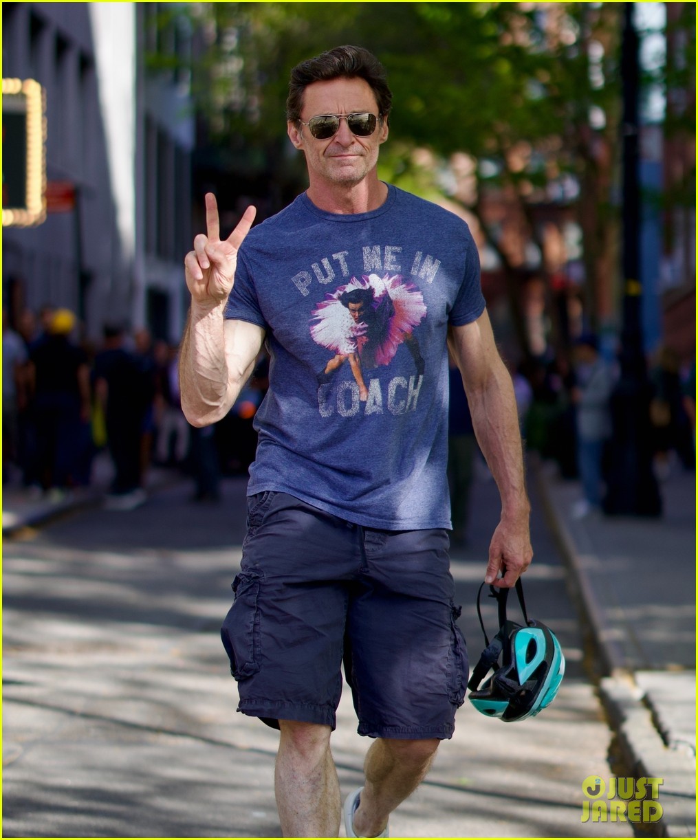 Hugh Jackman Spotted Looking Buff While Heading to Work for His New Off ...